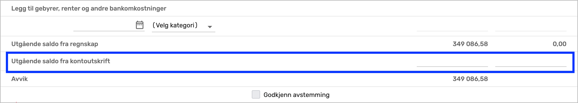 Slik gjør du en manuell bankavstemming – Tripletex hjelpesenter