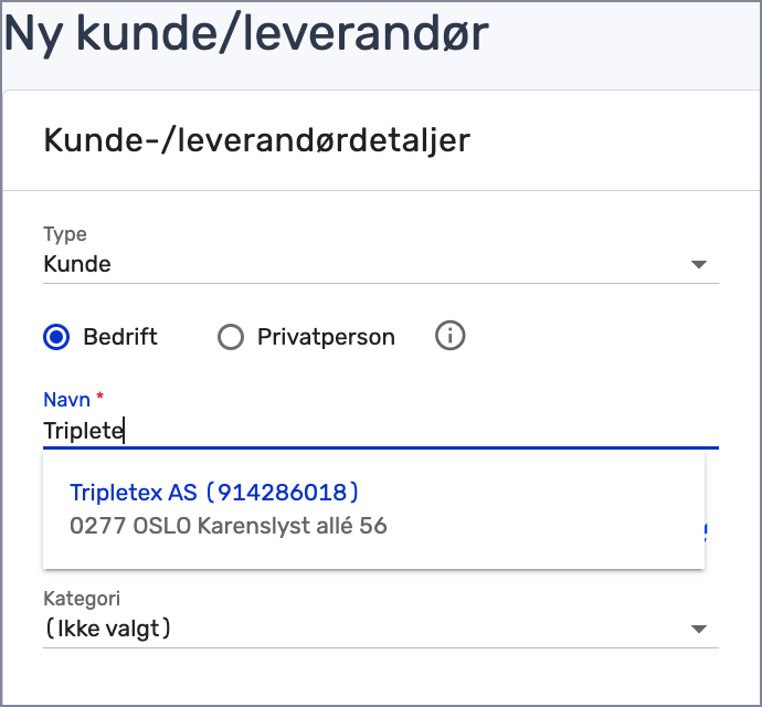 Slik sender du faktura via EHF – Tripletex hjelpesenter