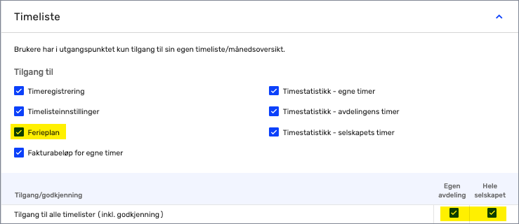 Hvordan bruker jeg ferieoversikt med ferieplan? – Tripletex hjelpesenter