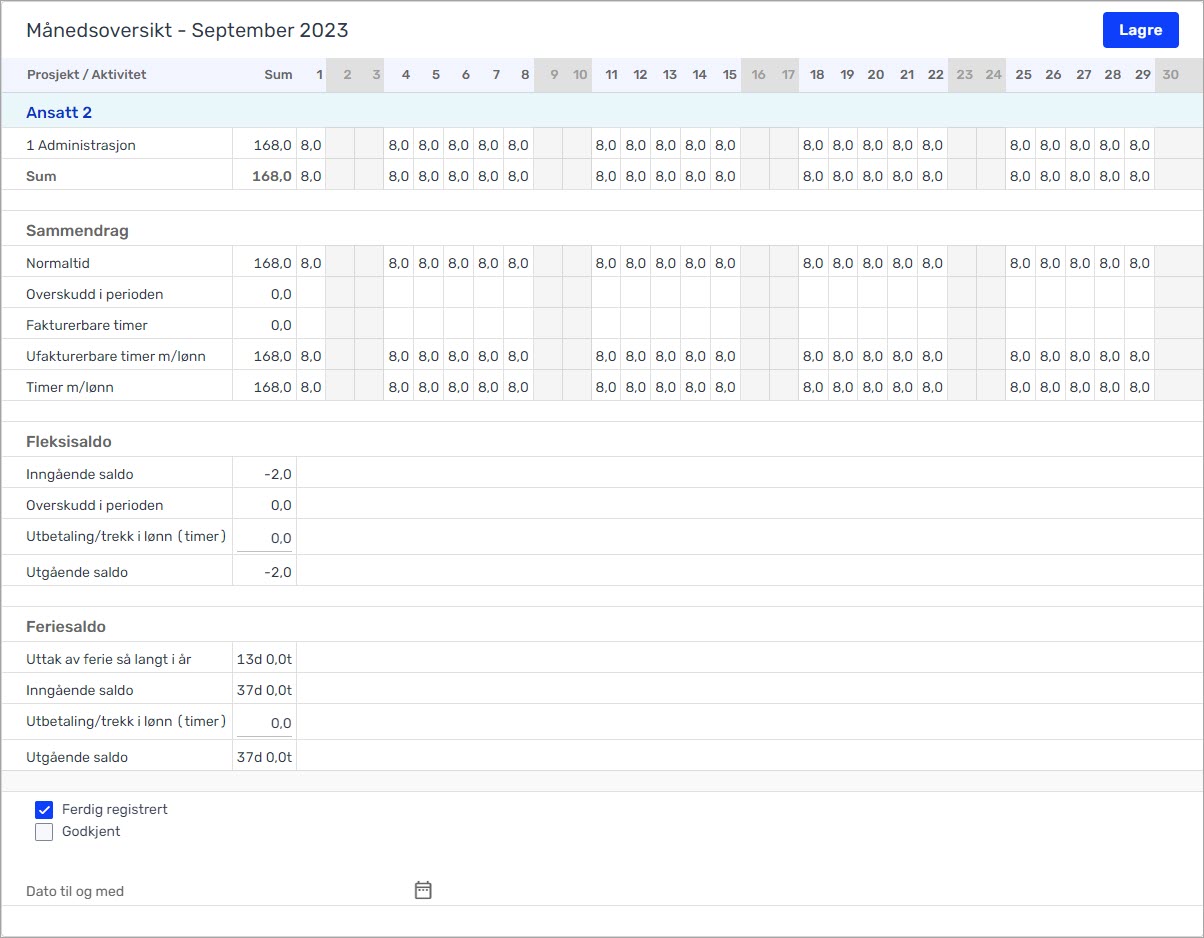 Hvordan godkjenner jeg timene til ansatte? – Tripletex hjelpesenter