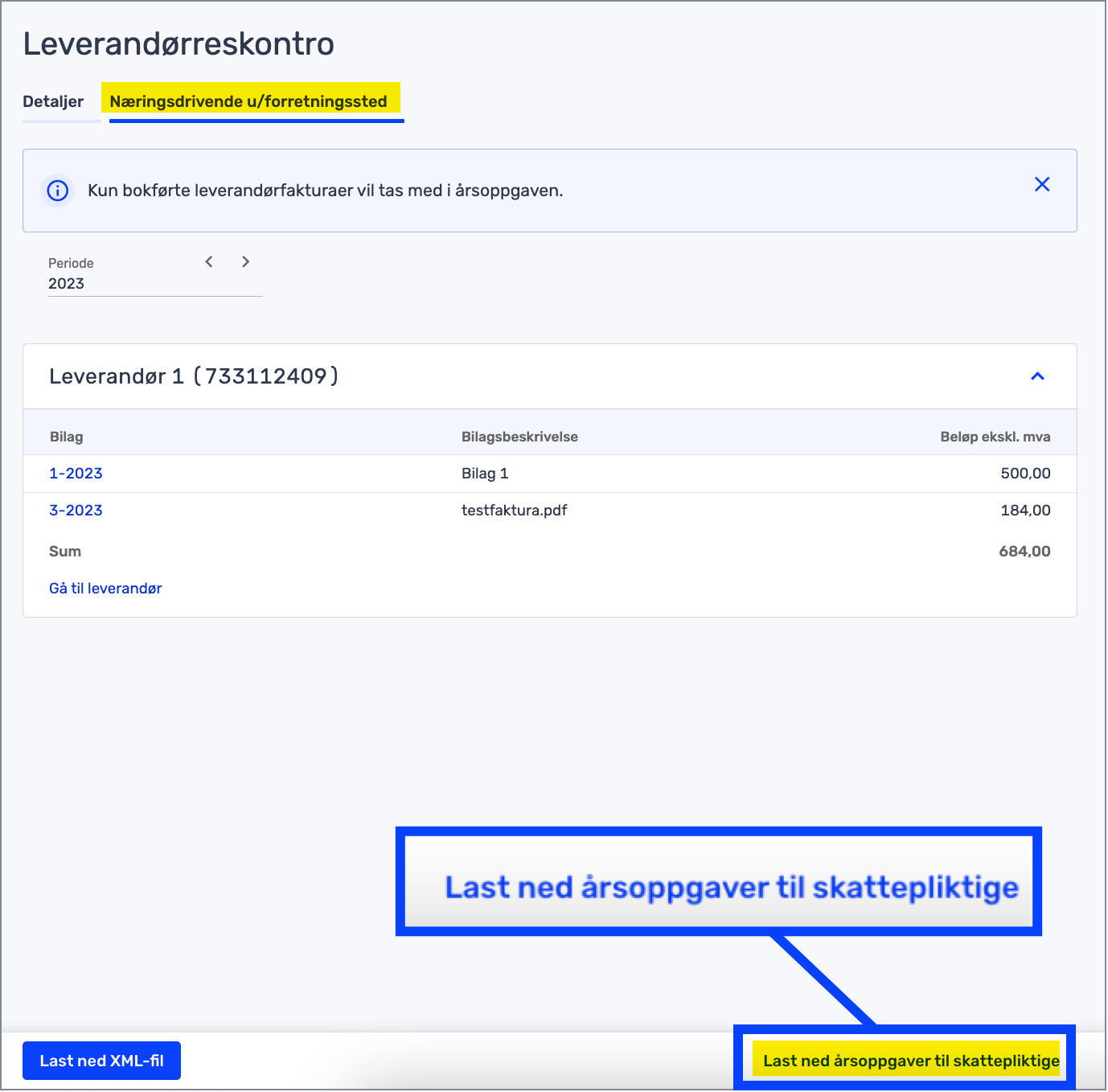 Slik laster du ned årsoppgave for skattepliktige selvstendige ...