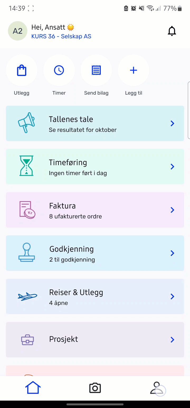 How to change the language from Norwegian to English in the mobile app ...