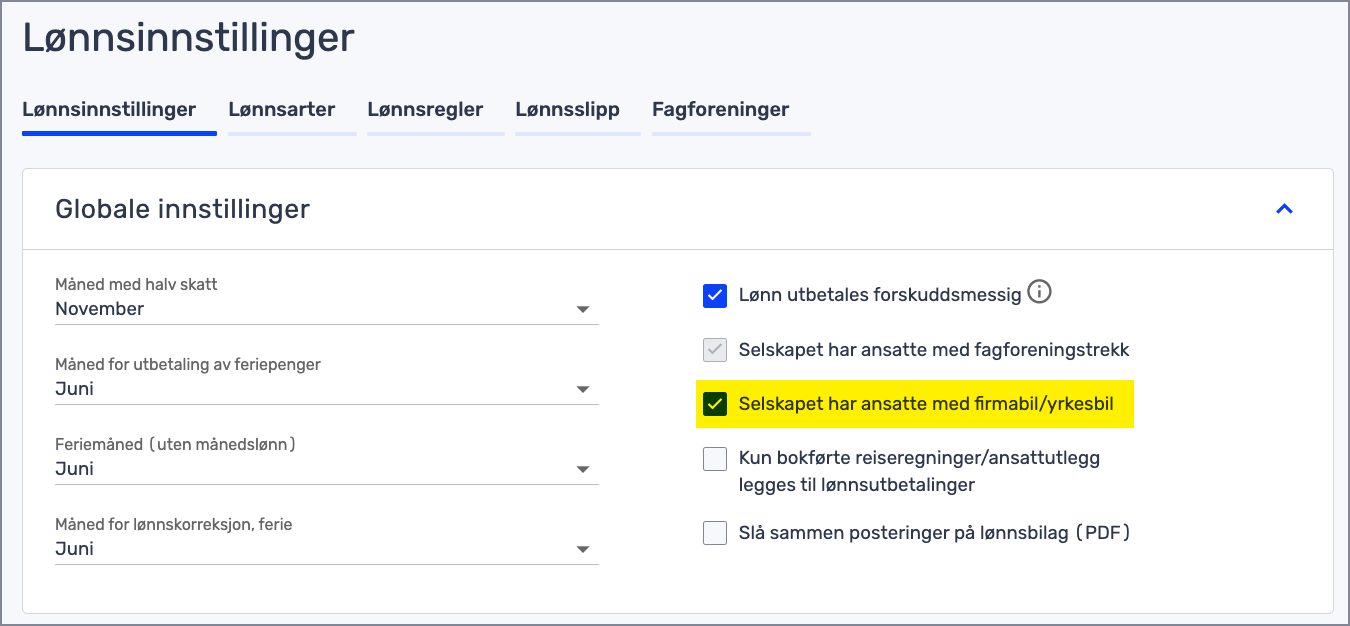 Hvordan aktiverer jeg yrkesbil/firmabil på en ansatt? – Tripletex ...