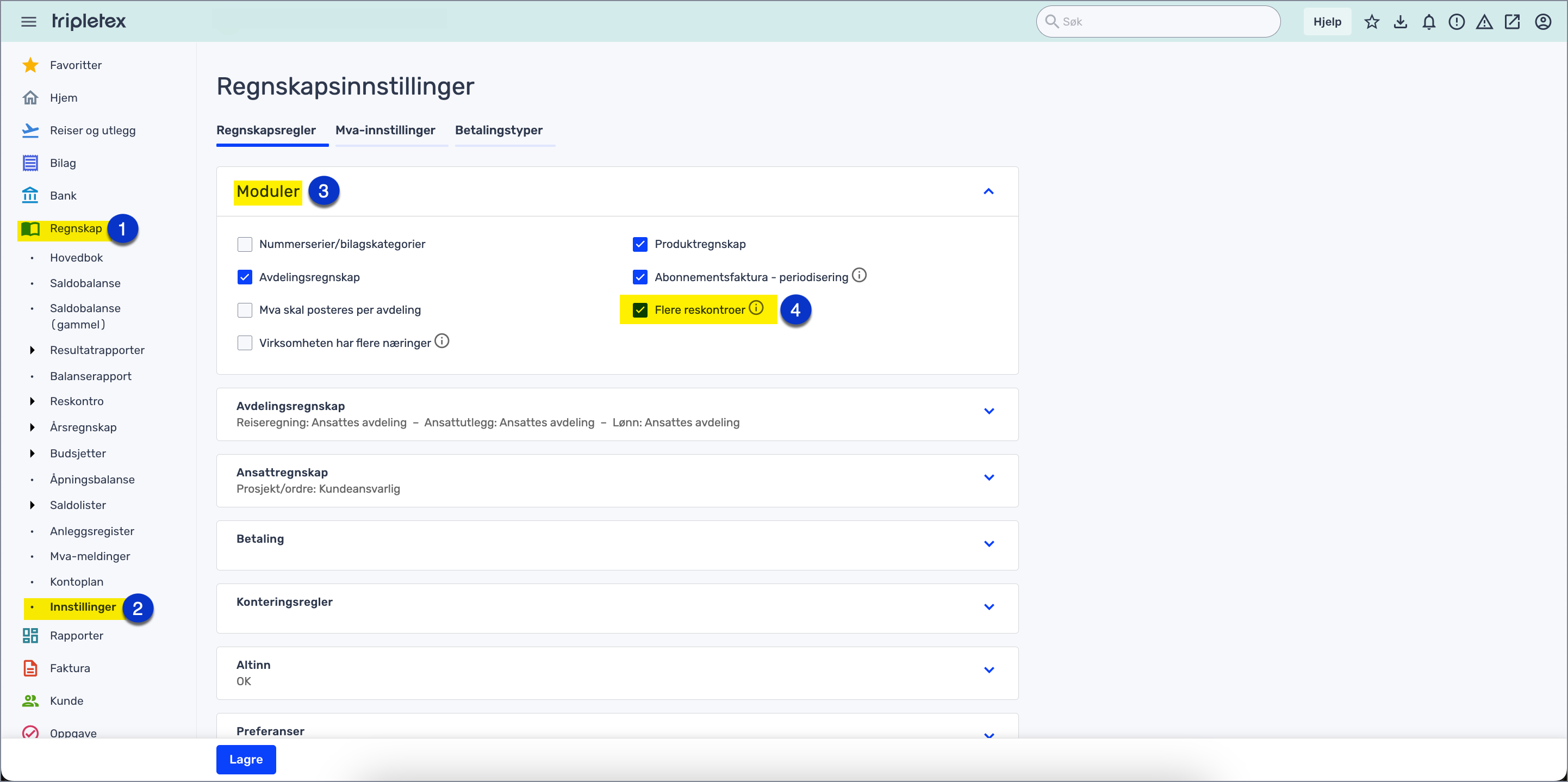Hvordan aktiverer jeg anleggsregisteret? – Tripletex hjelpesenter