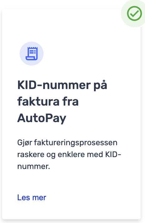 Slik aktiverer du KID-nummer på faktura (OCR-avtale fra AutoPay ...