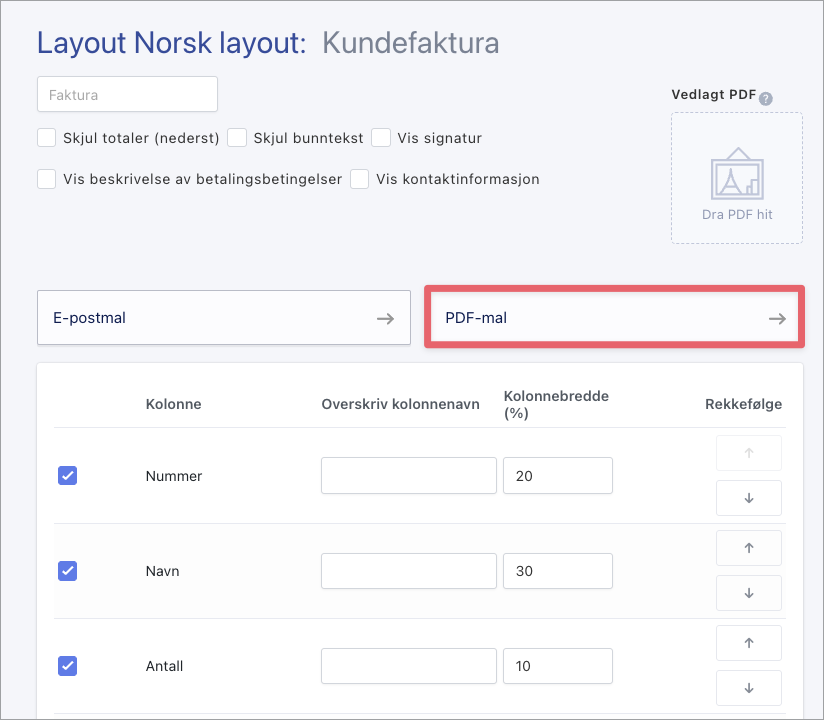 Slik bruker du layouts i Rackbeat (Logistikk komplett) – Tripletex ...